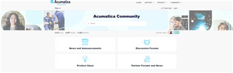Acumatica Community A Managed Portal A Go To Destination
