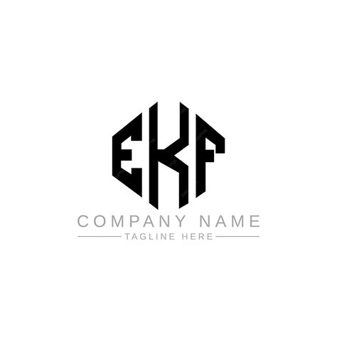 Premium Vector Ekf Letter Logo Design With Polygon Shape Ekf Polygon