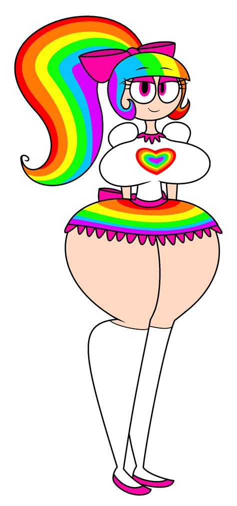 Rule 34 Artist Request Big Breasts La Artist322 Artist Rainbow Hair