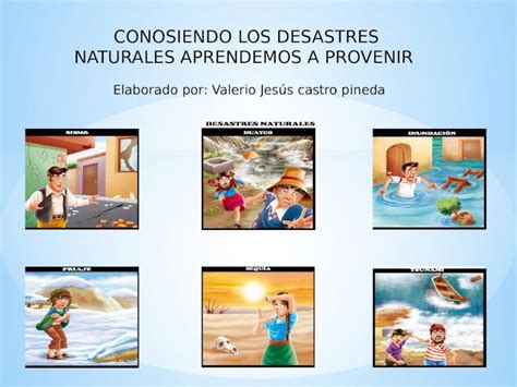 Pptx Conociendo Los Desastres Naturales Aprendemos A Prevenir