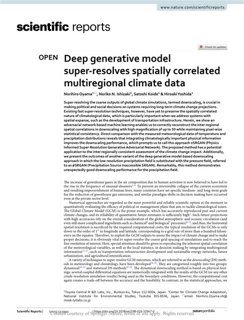 Pdf Deep Generative Model Super Resolves Spatially Correlated