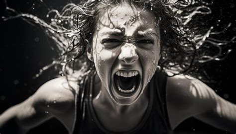 Premium Photo Expressive Faces Portraits Of Intense Emotions In Action