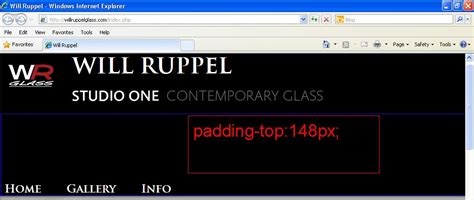 Internet Explorer 7 Css Padding Top In Ie7 Working A Little Too Well