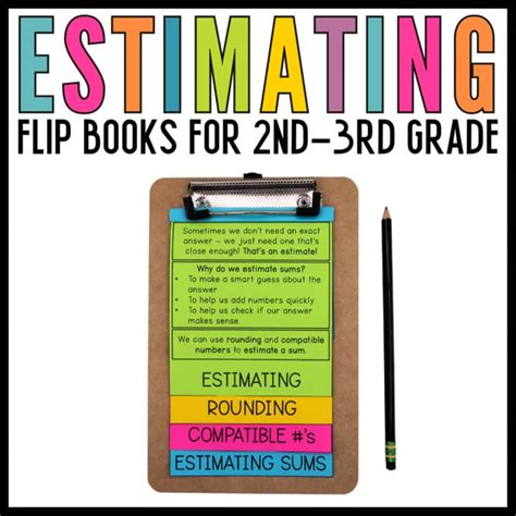 Estimating Sums Flip Book For 3rd Grade Math By Raven R Cruz Tpt