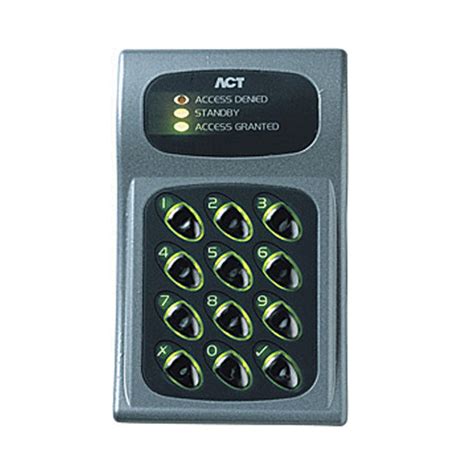 Act 10 Keypad Access Control Access Control And Automatic Door Equipment