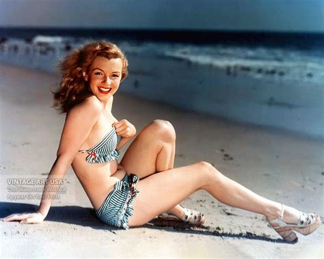 Marilyn Monroe Bikini Photo 1946 First Modeling Shoot Swimsuit 8x10