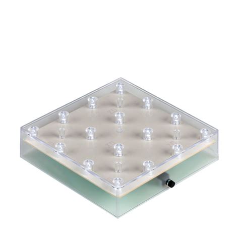 5 Inch Square Led Lightbase Battery Operated Light Base