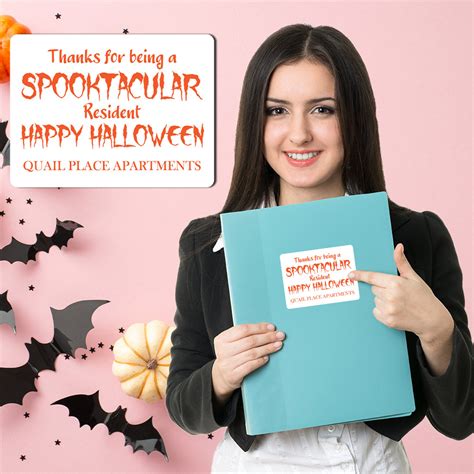 Halloween Semi Custom Rectangle Labels
