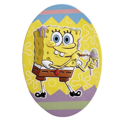 Easter Spongebob Squarepants Eggstra Sours Candy Tin 12 Ounces Of