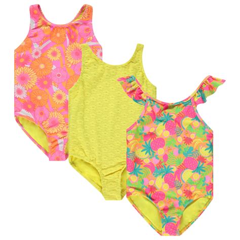 Btween One Piece Swimsuit Size 7 Pinea Girls