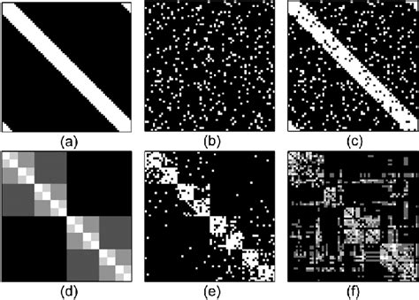 schematic connection matrices cms of networks with neural