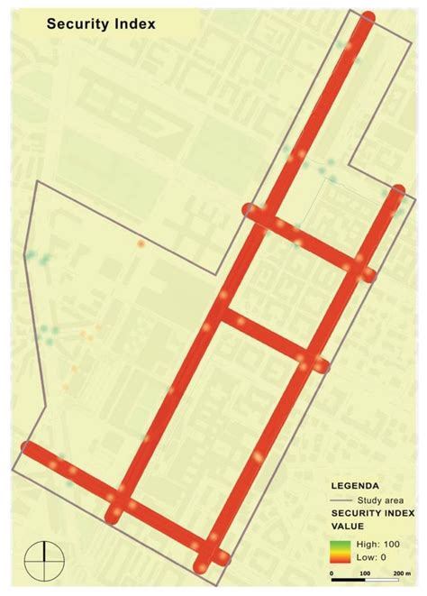 Example Of A Cost Raster Map Security Index Download Scientific Diagram
