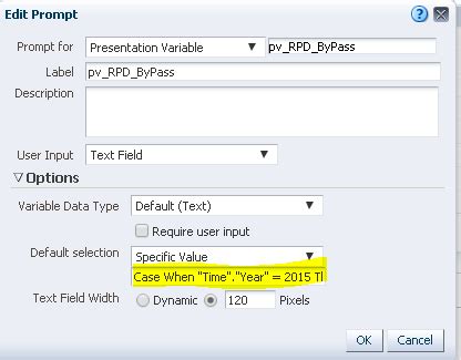 Vishal S Blog OBIEE G RPD Bypass Using Private Variable Columns