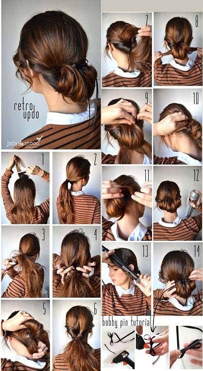 Hipster Girl Hair Bun