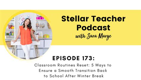 A Classroom Routine Reset 5 Ideas For A Smooth Transition