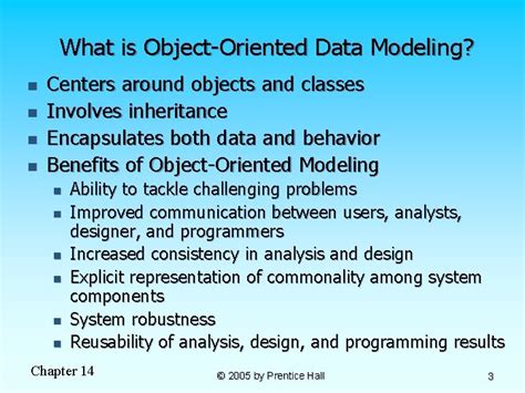 Chapter 14 Objectoriented Data Modeling Modern Database Management