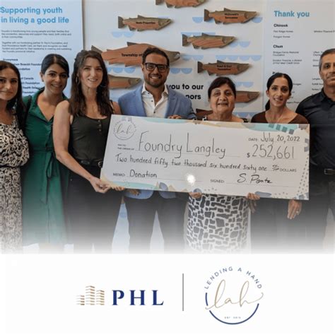 Foundry Langley Donor Spotlight Phl And Lending A Hand Society
