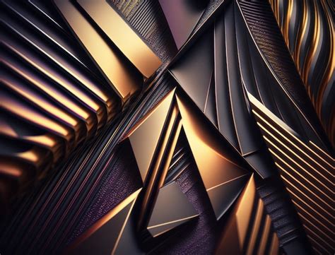 Premium Ai Image Modern Technology Abstract Texture With Diagonal Metallic Lines Created With