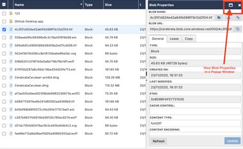 manage azure storage blobs your way cerebrata