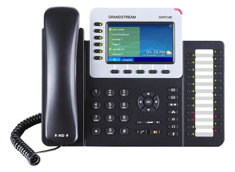 Grandstream Gxp2160 Ip Phone With 6 Lines 24 Blf Keys And 4 3 Colour L — Screen Moove