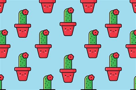 냄비에 선인장의 완벽 한 패턴입니다 벡터 일러스트 레이 션 멕시코에 대한 스톡 벡터 아트 및 기타 이미지 멕시코 부족 패턴 0명 Istock