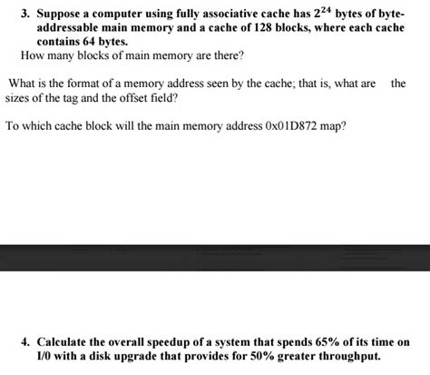 Solved Suppose A Computer Using Fully Associative Cache Has Chegg