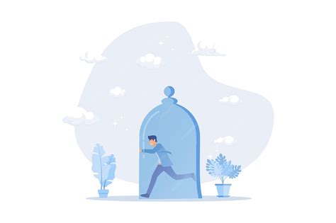 Premium Vector Business Constraints Limitation Stagnant Restriction Prohibition Difficulty