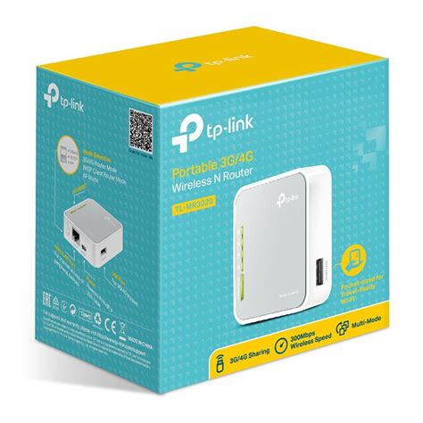 TP-Link TL-MR3020 Portable 3G/4G Wireless N Router TL-MR3020-Ver3 ...