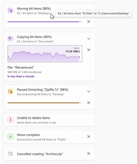 Feature Display Transfer Speed In Status Center · Issue 11265 · Files
