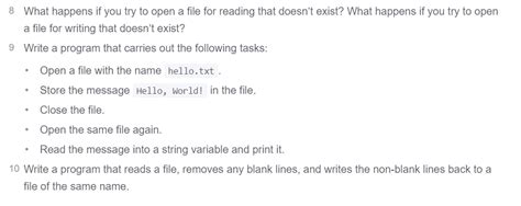 Solved What Happens If You Try To Open A File For Reading Chegg