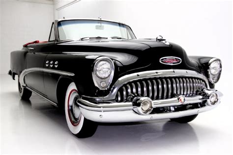 1953 Buick Special Convertible Rare Black And Red