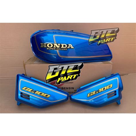 Jual Tangki Tengki Gl 100 Pres Pabrik Warna Biru Candy Tone Set Bok Aki
