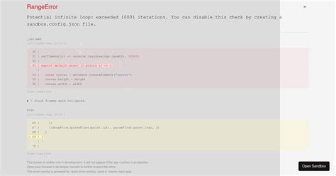 canvas based worldwide hot map codesandbox