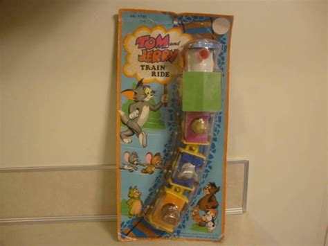 Vintage 1973 Tom And Jerry Train Ride Toy In Pkg Louis Marx Mgm Tyke