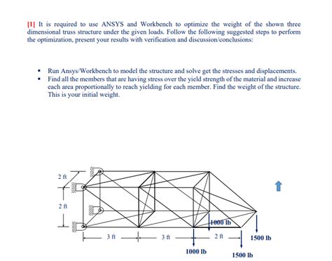 [1] It Is Required To Use Ansys And Workbench To