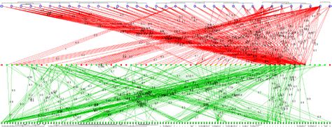 an example of a model formed by the ddp tool red lines connect risks