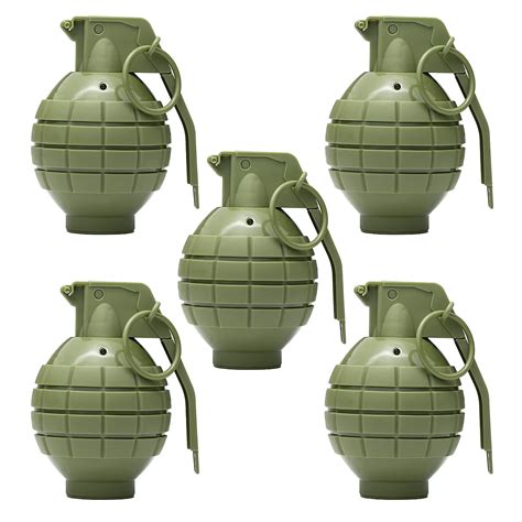 Toy Hand Grenade Green Larp Grenade Dummy