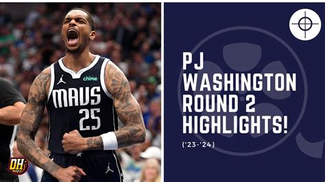Pj Washington Round 2 Highlights V Okc • 2024 Youtube