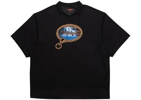 Pleasures Submission Boxy Polo Black Side Kicks