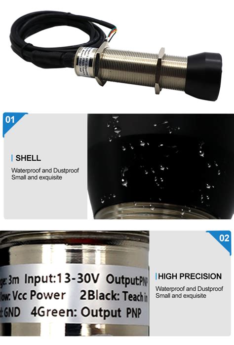 High Precision Ultrasonic Sensor Waterproof Rs485 Ultrasonic Level Sensor Ultrasonic Distance