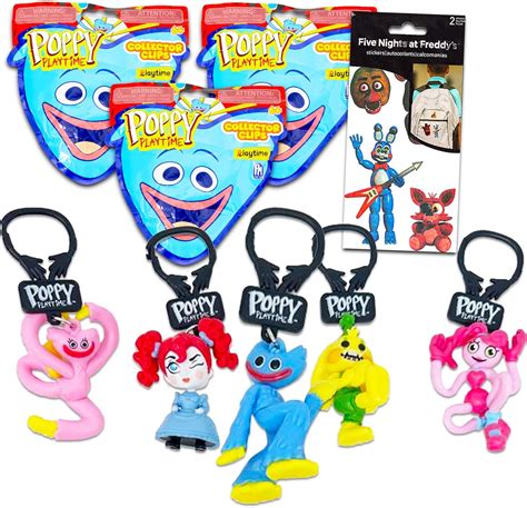 Poppy Playtime Clips De Coleccionista Para Fiestas Paquete De 3