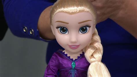 Disneys Frozen 2 Singing Elsa Doll With Light Up Dress On Qvc Youtube