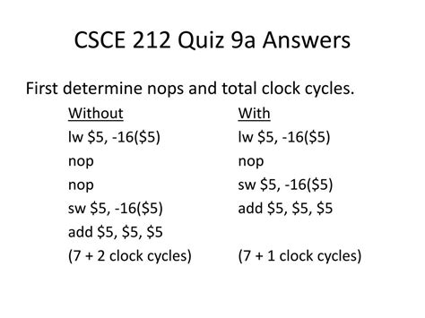 PPT CSCE Quiz A PowerPoint Presentation Free Download ID