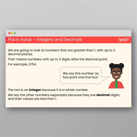 Year 6 Place Value Integers And Decimals Teaching Ppt Resource