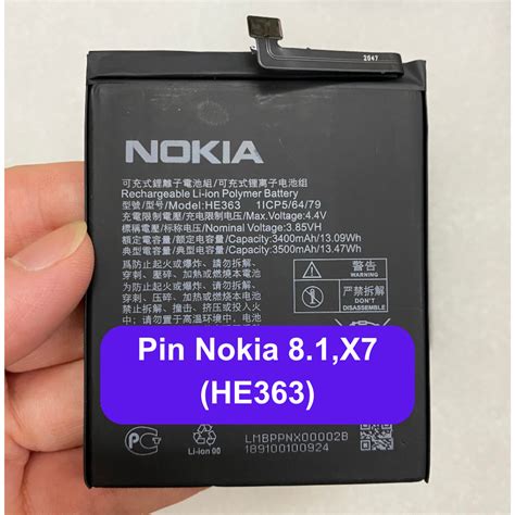 Thay pin Nokia 8 1 X7 HE363 uy tín lấy ngay tại Đống Đa Hà Nội
