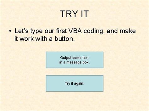 Advanced Power Point Techniques And Introduction To Vba