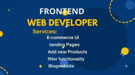 be your frontend developer using react firbase css by tariqahmed996