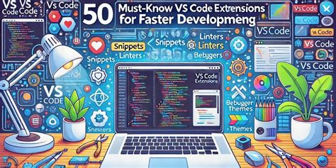 50 Must Know Vs Code Extensions For Faster Development 🚀
