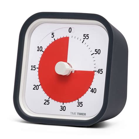 Snapklik Com TIME TIMER MOD Charcoal A Visual Countdown Minute Timer For Classrooms
