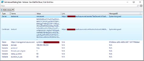 Extracting Sensitive Information From Azure Load Testing Technical
